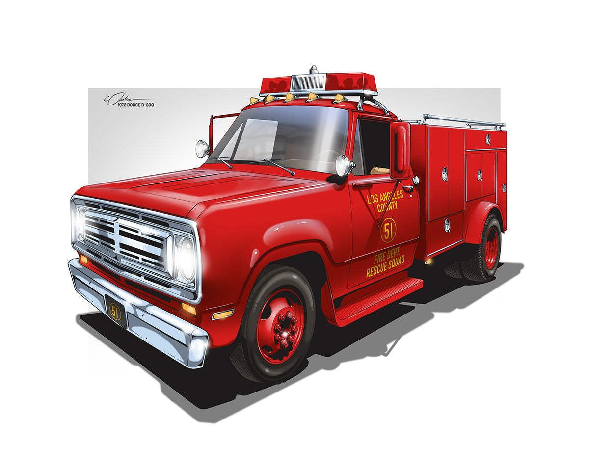 1972 Dodge D-300 Squad 51 – Paul Combs - Studio 7