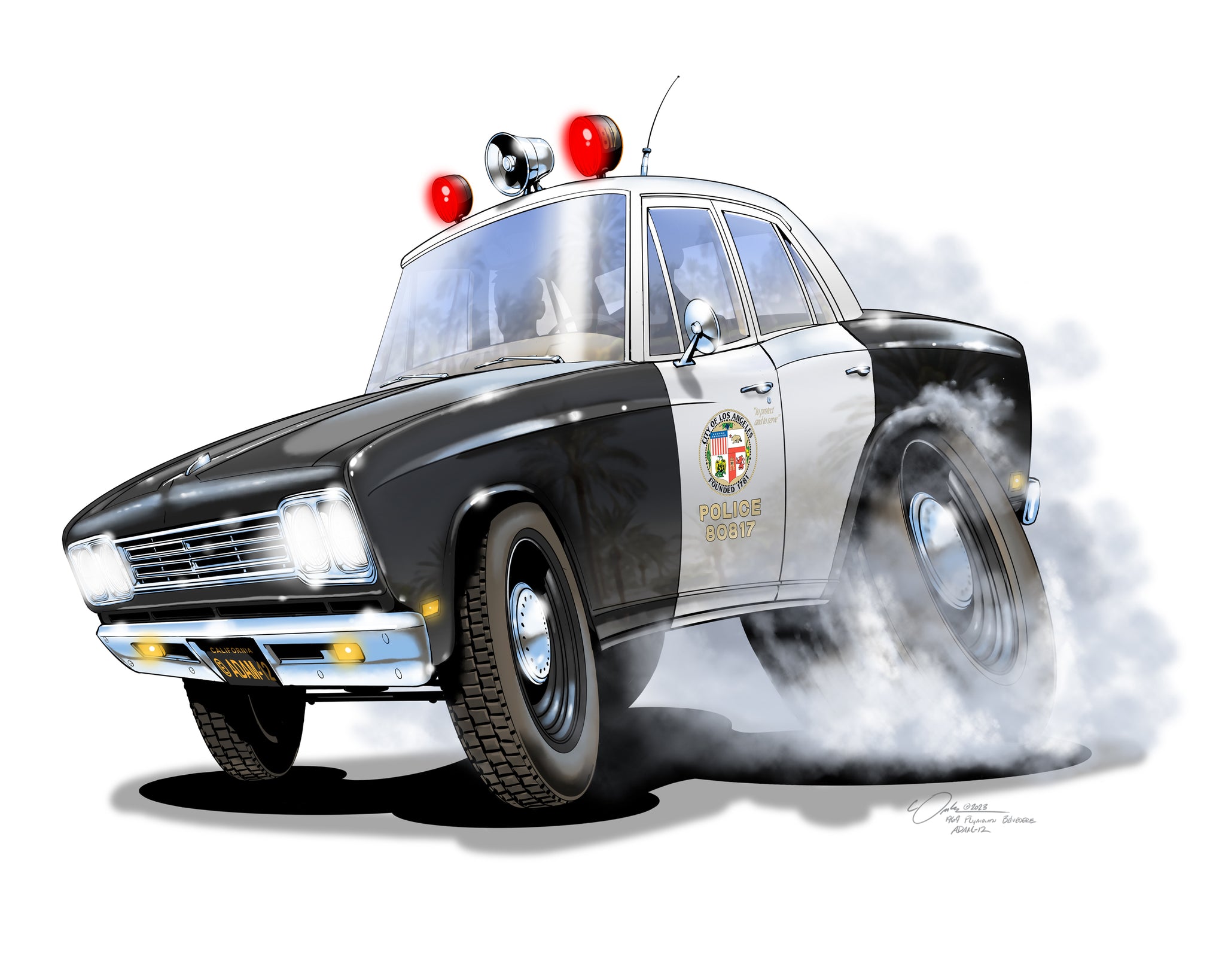 HOT ROD - ADAM-12 Plymouth – Paul Combs - Studio 7