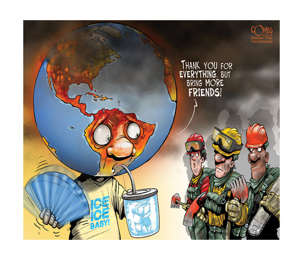 Paul Combs Wildland Firefighter Cartoons