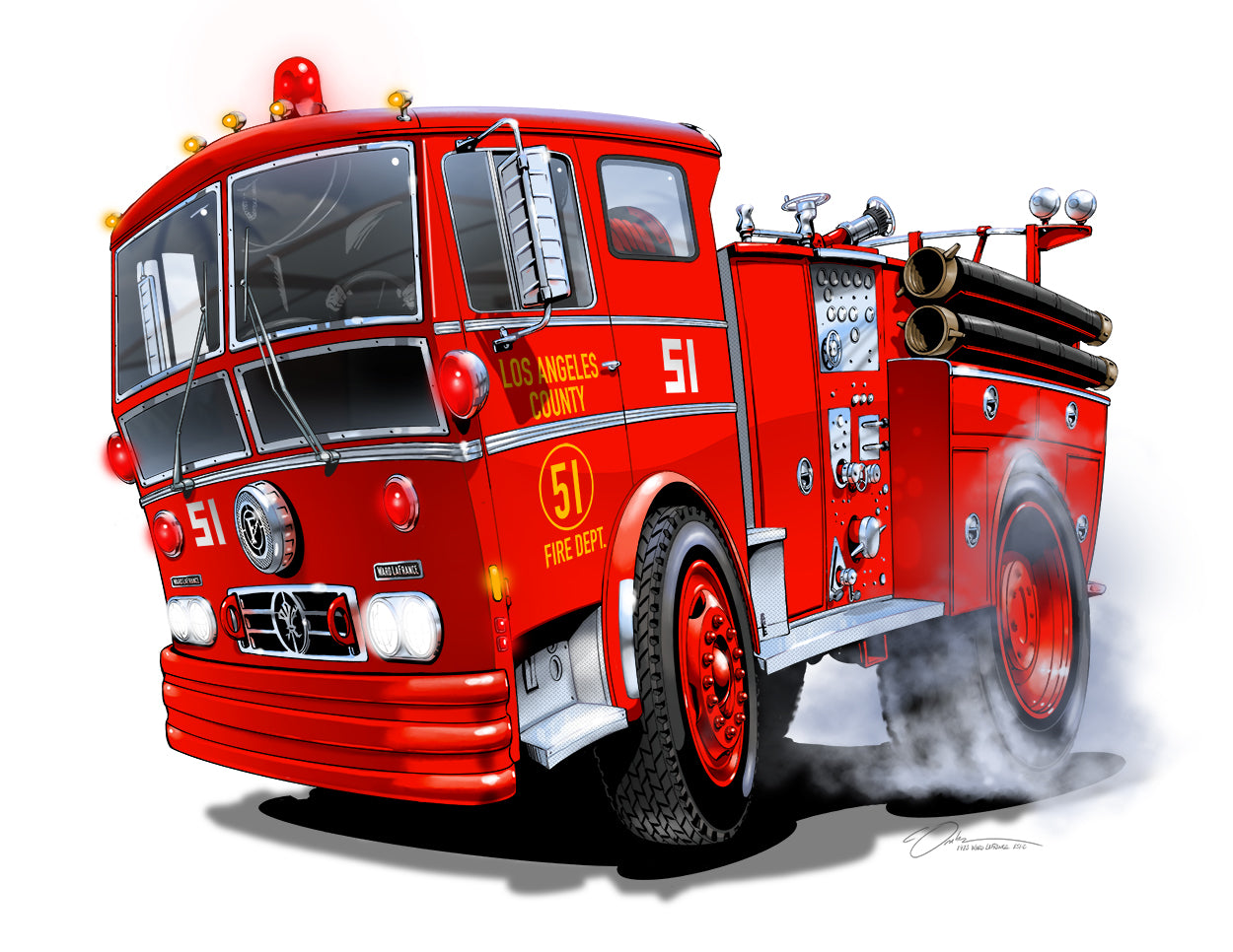 HOT ROD - Ward LaFrance Engine 51 – Paul Combs - Studio 7