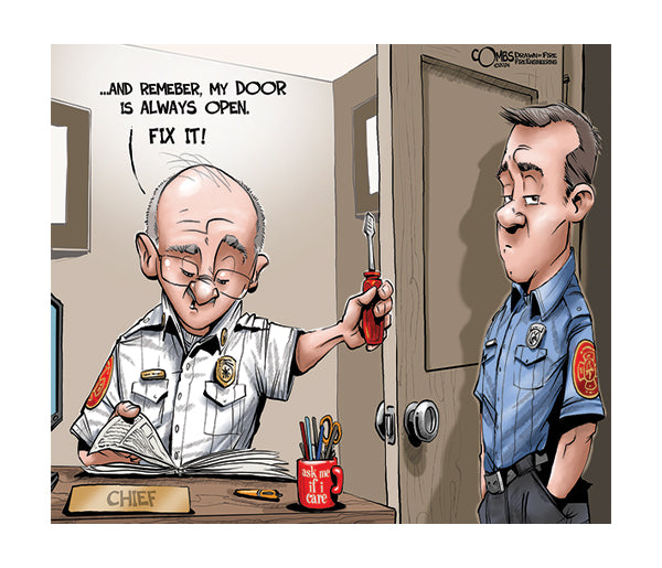 Paul Combs Firefighter Cartoons